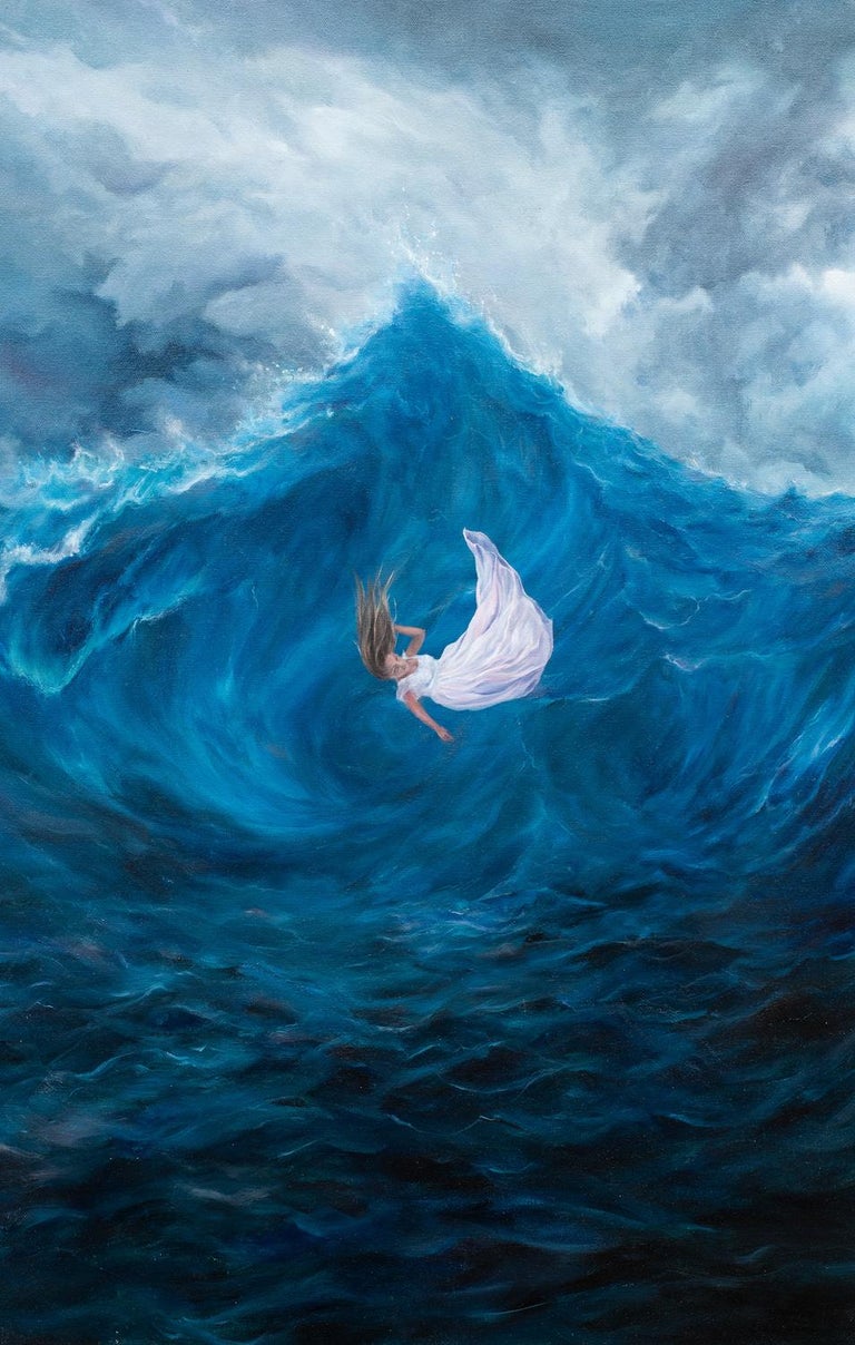 Mitch Davis-Mann - At the Mercy Of, Oil Painting For Sale at 1stDibs