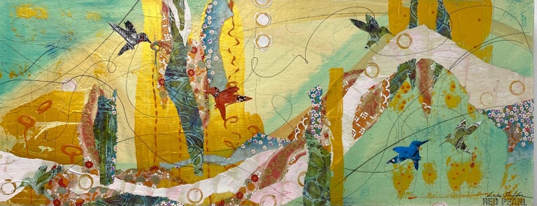 Linda Shaffer - Sweet Nectar of Scarlet Hedgehogs, Abstract Painting ...