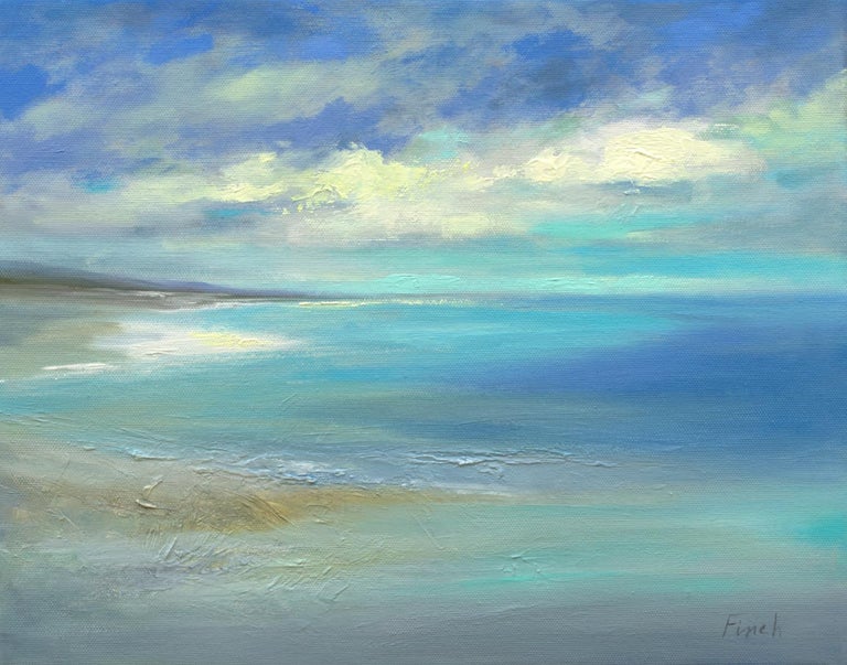 Sheila Finch - Blue Skies, Oil Painting For Sale at 1stDibs