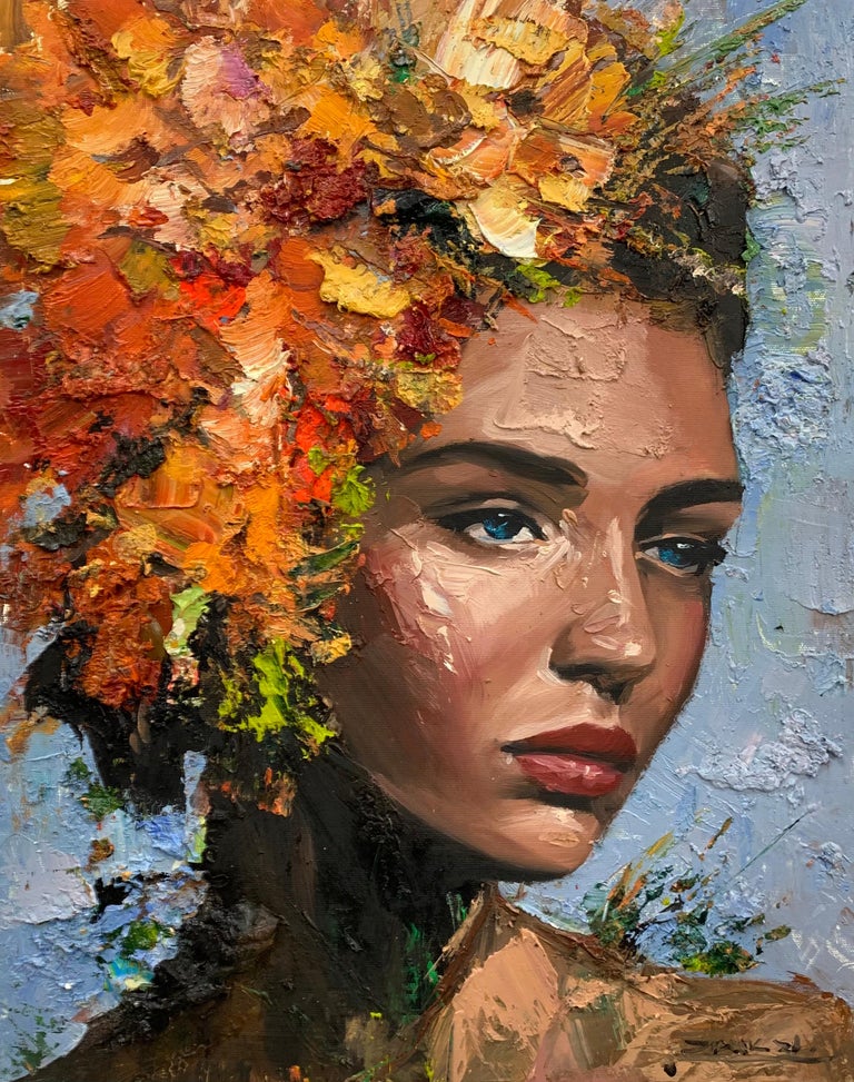 Eric Alfaro - Silvia, Oil Painting at 1stDibs