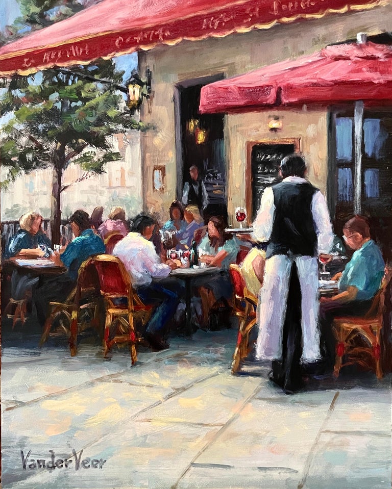 Faye Vander Veer - April in Paris, Oil Painting For Sale at 1stDibs