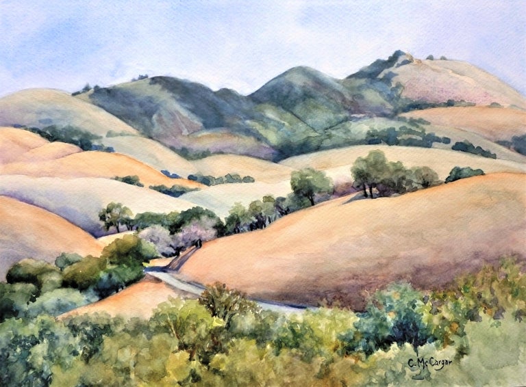 Catherine McCargar - Castle Rock Trail, and Mt. Diablo, Original ...