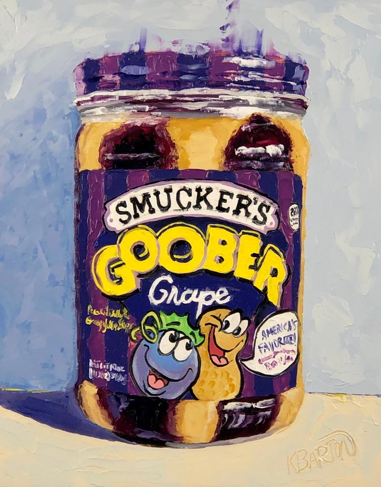 Karen Barton - Grape-N-Goober, Oil Painting For Sale at 1stDibs