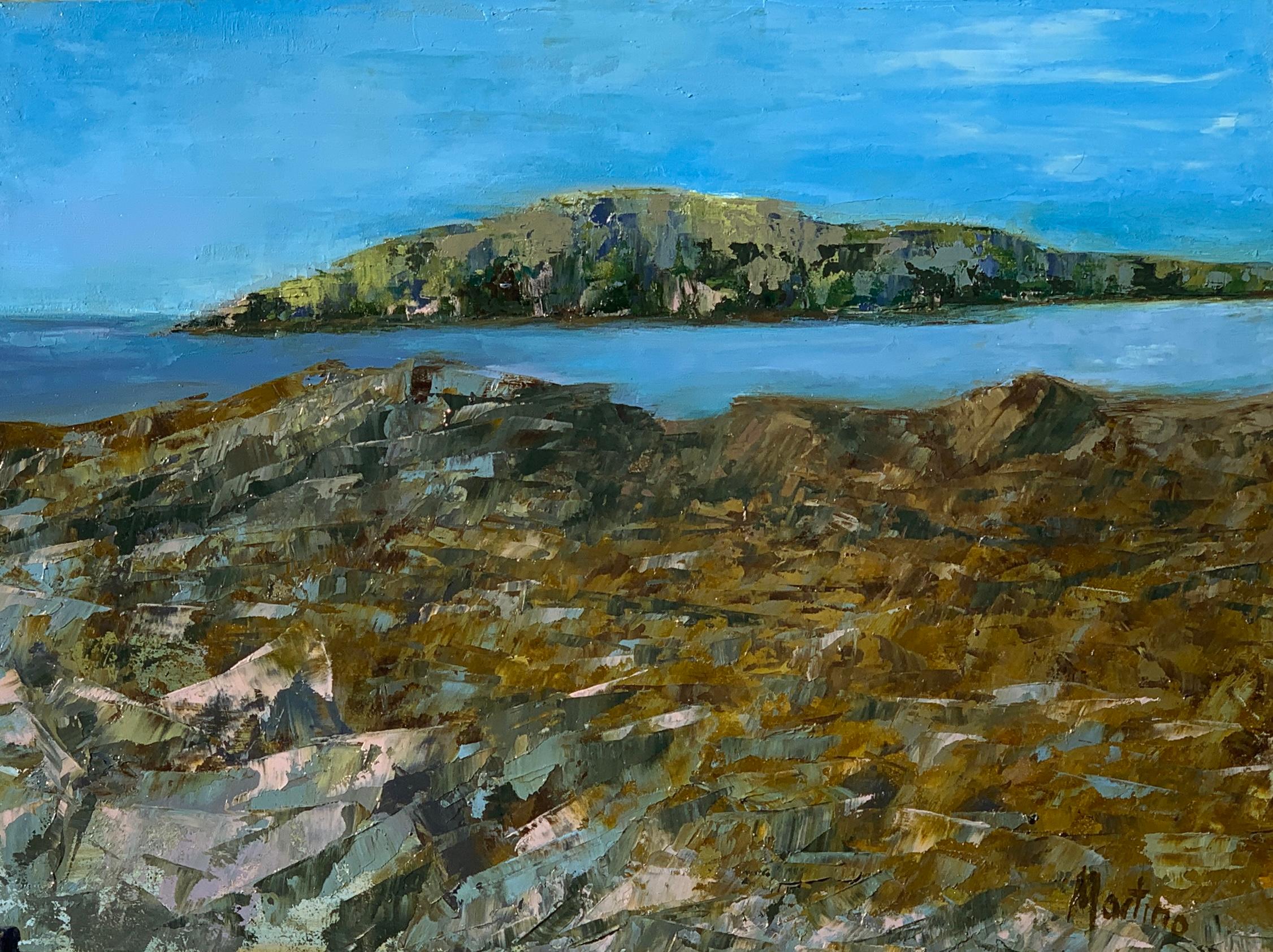 Paula Martino - Peak's Island, Oil Painting For Sale at 1stDibs