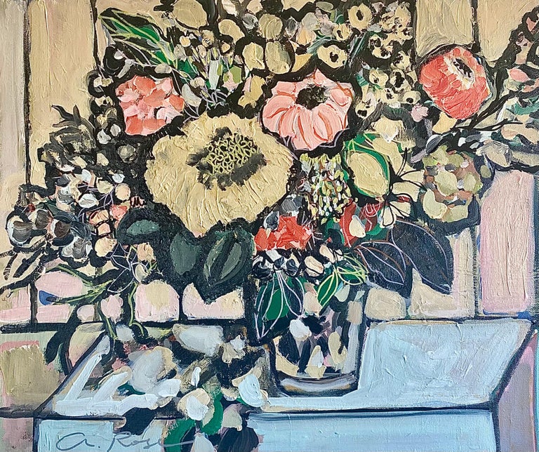 Autumn Rose - Pastel Pontification, Original Painting For Sale at 1stDibs