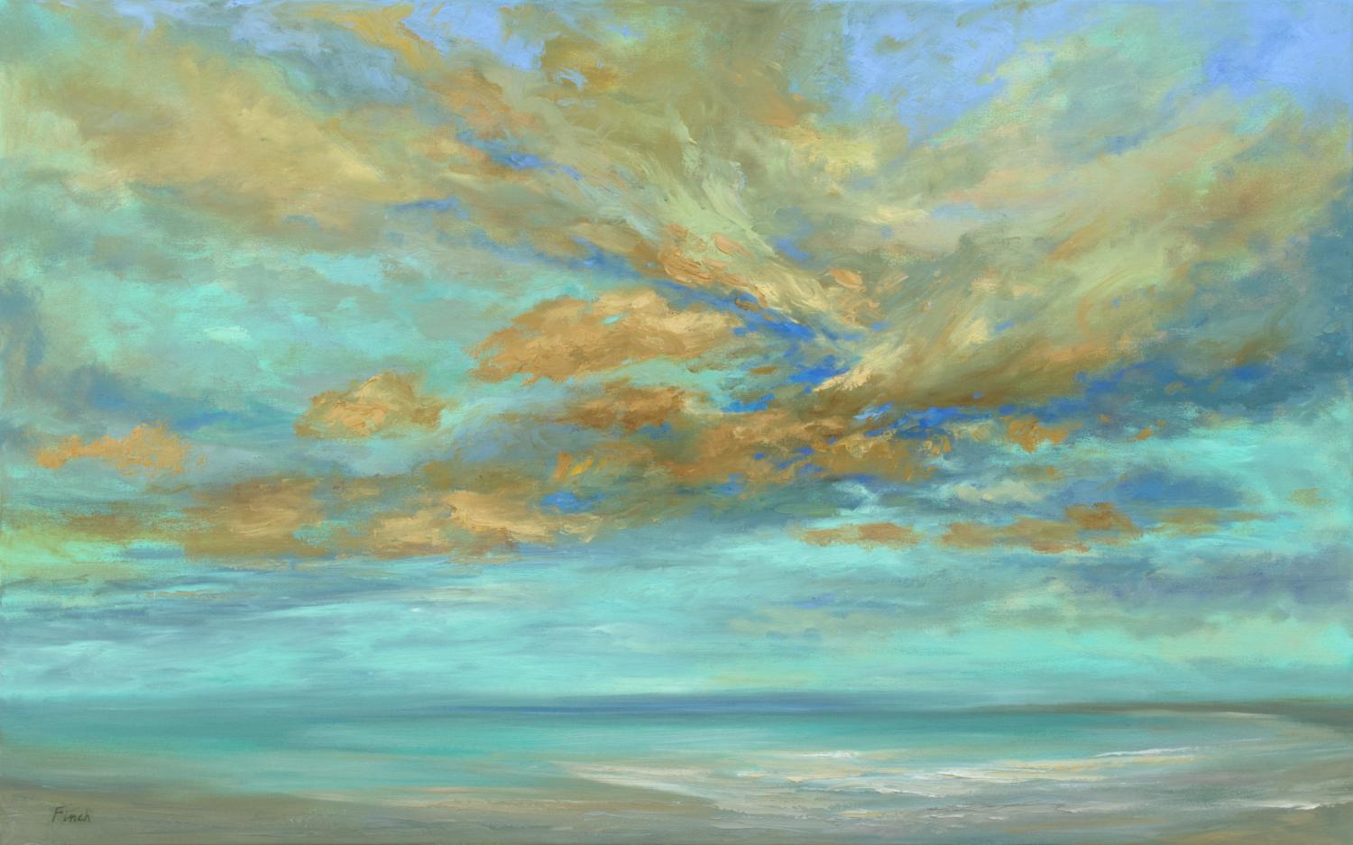 Sheila Finch - Moonlit Glow, Oil Painting For Sale at 1stDibs