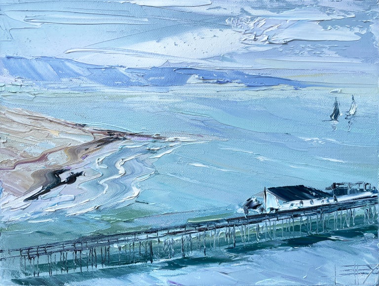 Lisa Elley - A Day in California, Oil Painting For Sale at 1stDibs