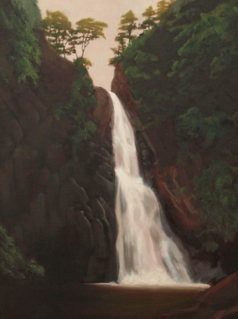 Rodgers Naylor - Peinture à l'huile « In the Rainy Season » (en période ...