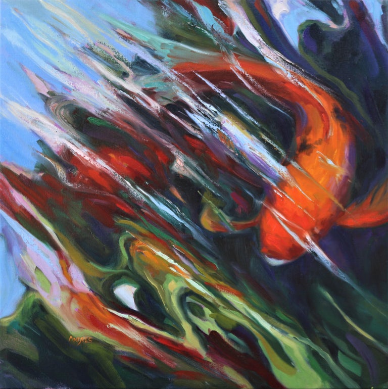 Andres Lopez - Interaction, Oil Painting For Sale at 1stDibs