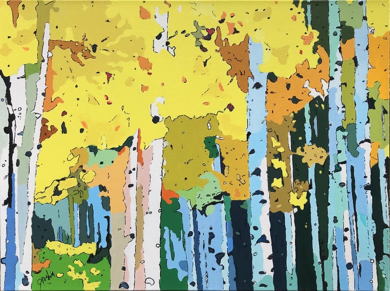 John Jaster - Forest Abstractions - Spring Break, Original Painting For ...