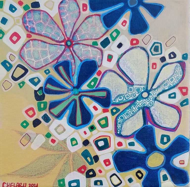 Diana Elena Chelaru - Summer Colors, Original Painting For Sale at 1stDibs