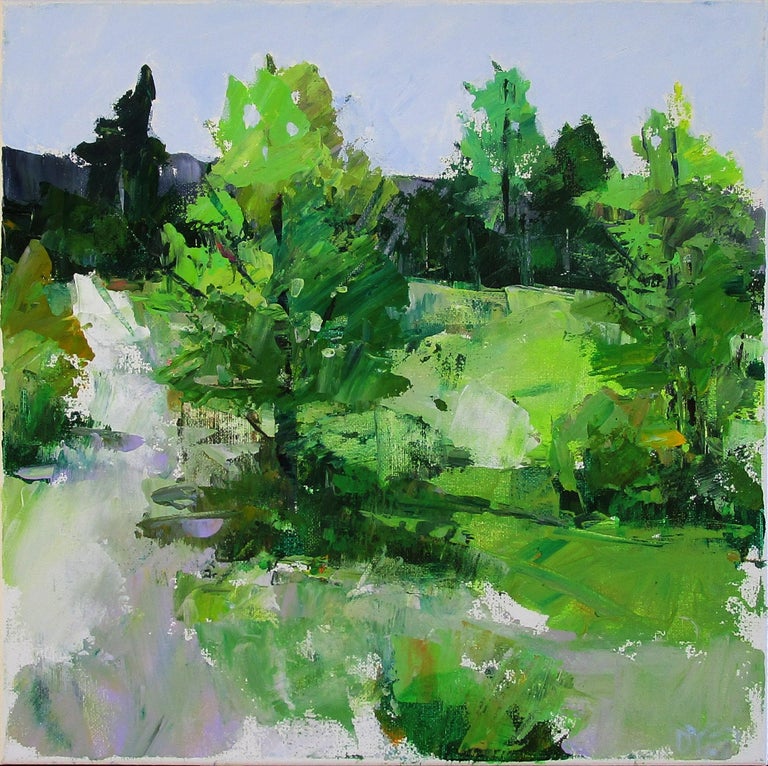 Janet Dyer - Mountain Path II, Original Painting For Sale at 1stDibs