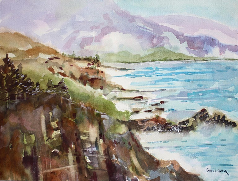 Joe Giuffrida - Big Sur, Original Painting For Sale at 1stDibs