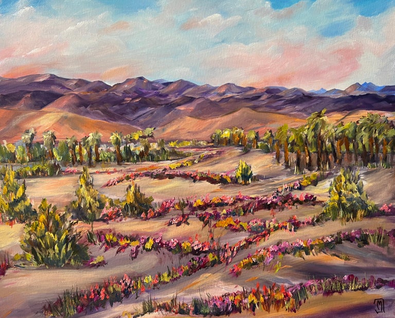 Marilyn Froggatt - Desert Bloom, Coachella, Oil Painting For Sale at ...