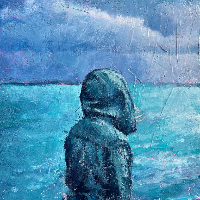 Nava Lundy - Just Wait, the Storm Will Pass, Original Painting For Sale ...