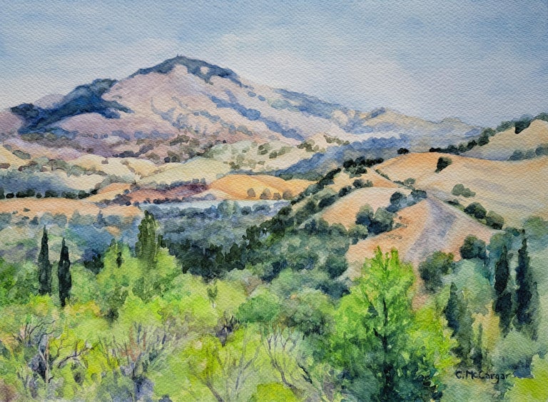 Catherine McCargar - Mt. Diablo Mirage, Original Painting For Sale at ...