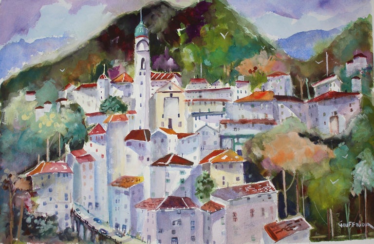 Joe Giuffrida - Verona Italy, Original Painting For Sale at 1stDibs