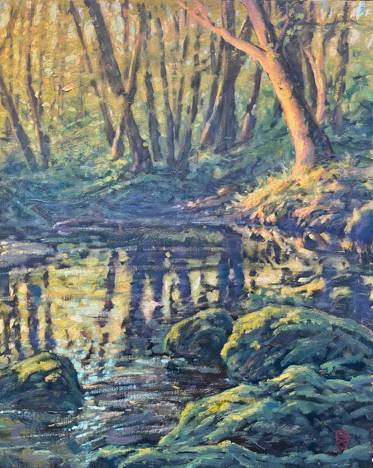 Michael Orwick - Creekside, Oil Painting For Sale at 1stDibs
