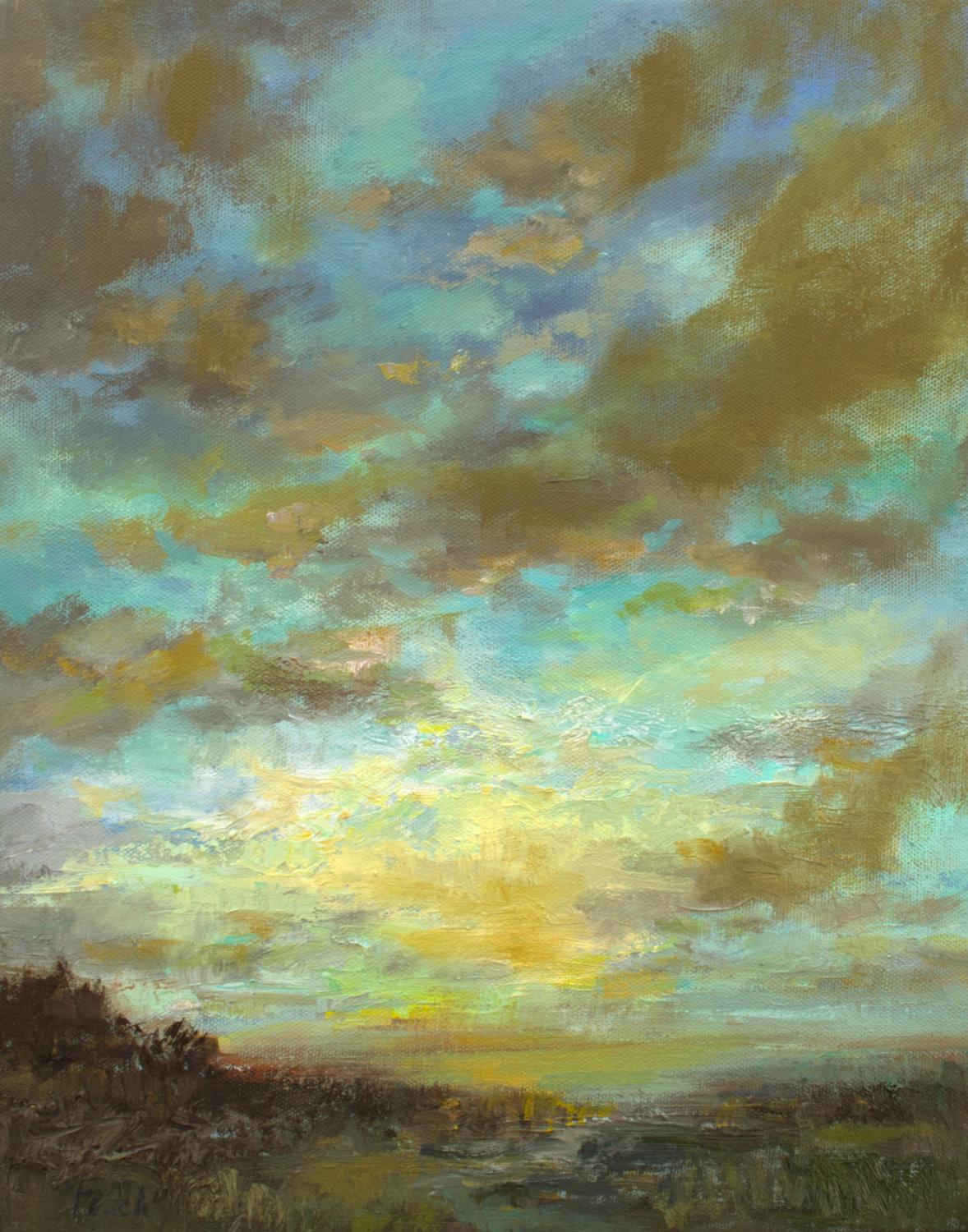 Sheila Finch - A Time to Bloom, Oil Painting For Sale at 1stDibs
