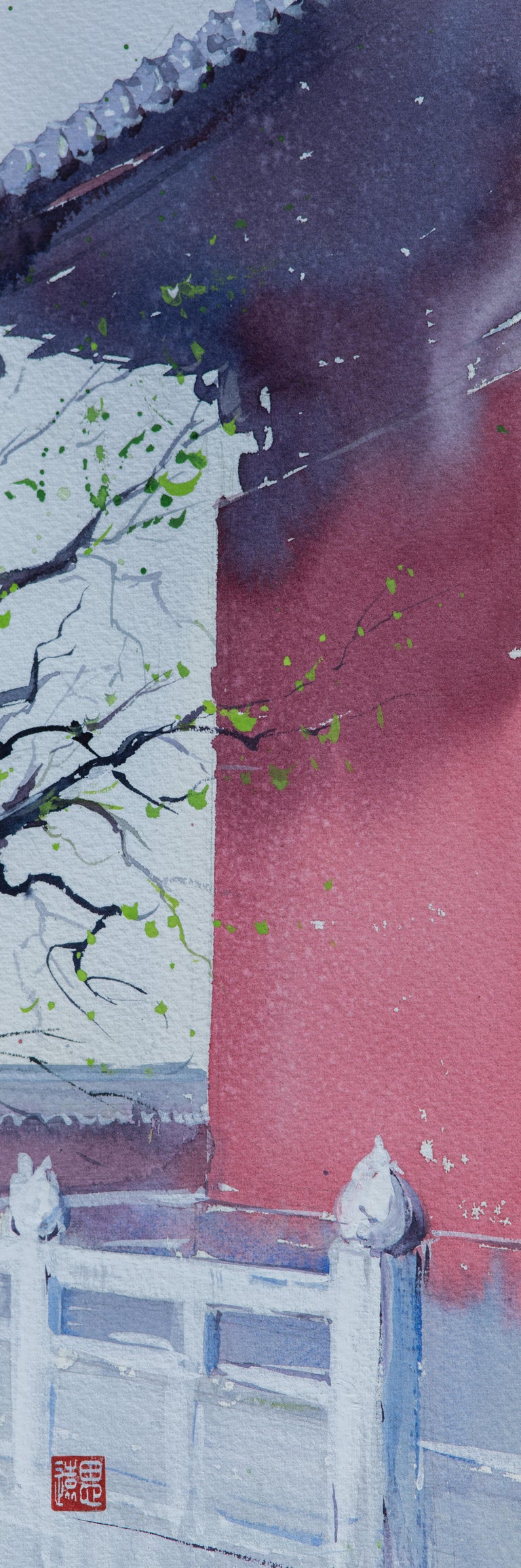 Siyuan Ma - Watercolor Impressions of Chinese Architecture 1, Original ...