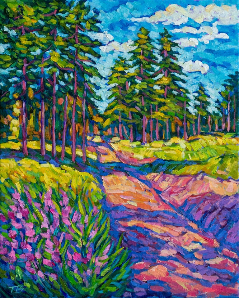 Tao Bai - Sunny Spring, Oil Painting For Sale at 1stDibs