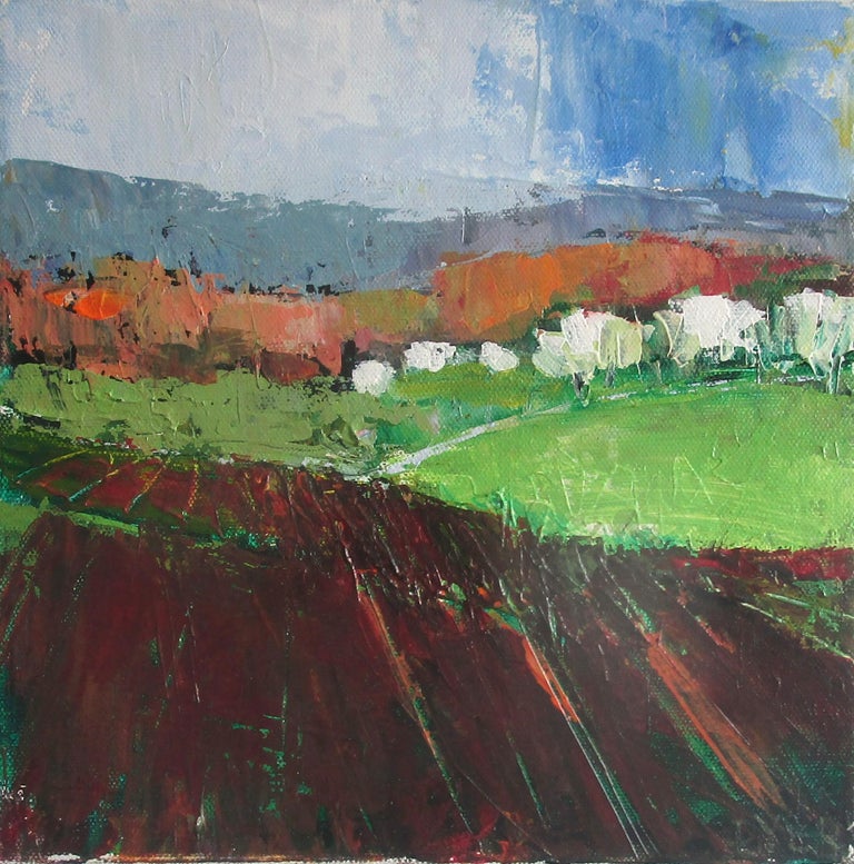 Janet Dyer - Spring Near Bonnieux, Provence, Original Painting For Sale ...