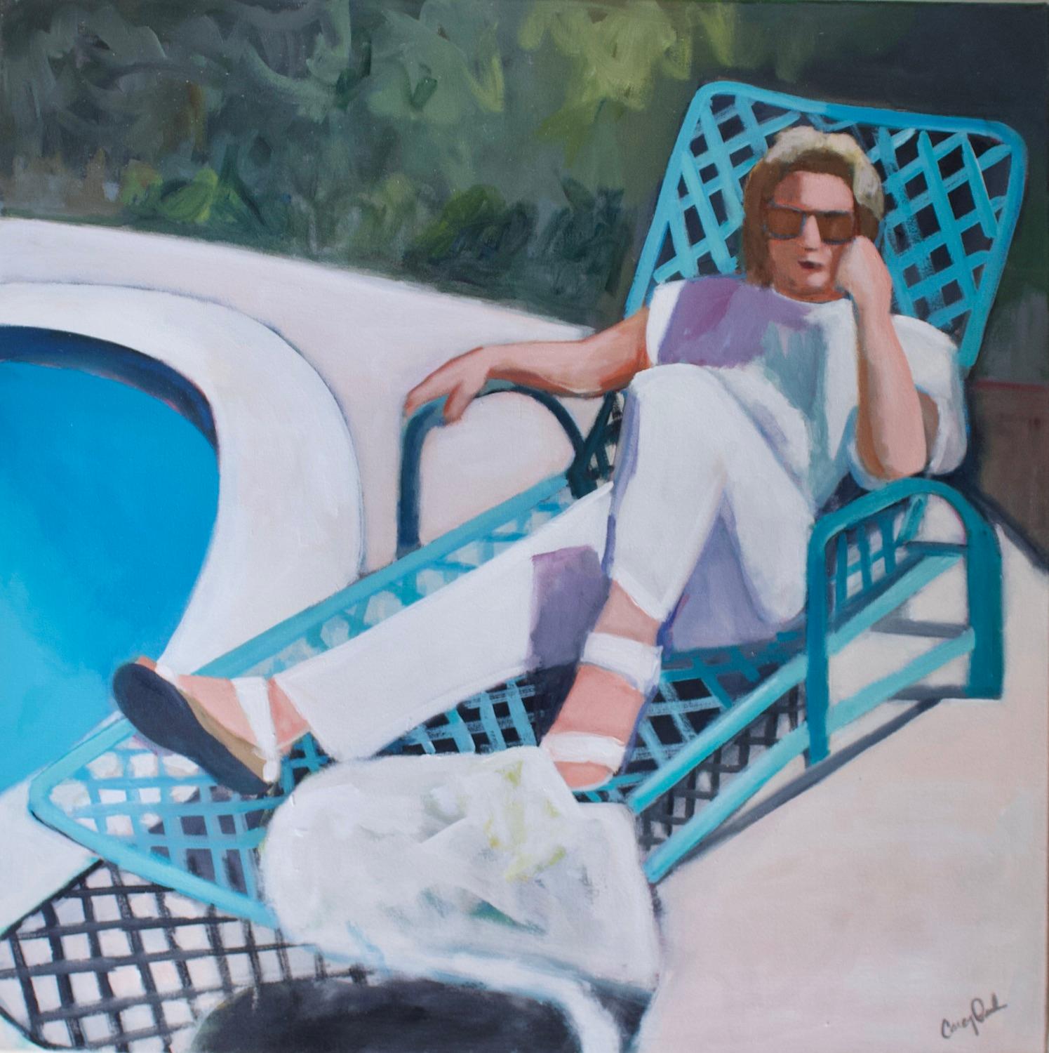 Carey Parks - Walking in the East Village, Original Painting For Sale ...