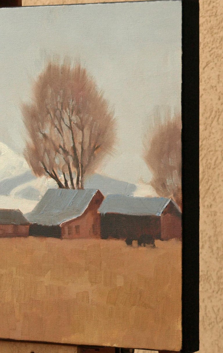 Rodgers Naylor - Winter Shapes, Oil Painting For Sale at 1stDibs