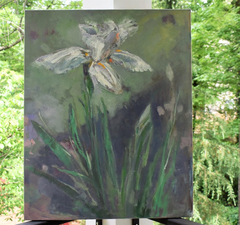 Mary Pratt - White Iris, Oil Painting For Sale at 1stDibs