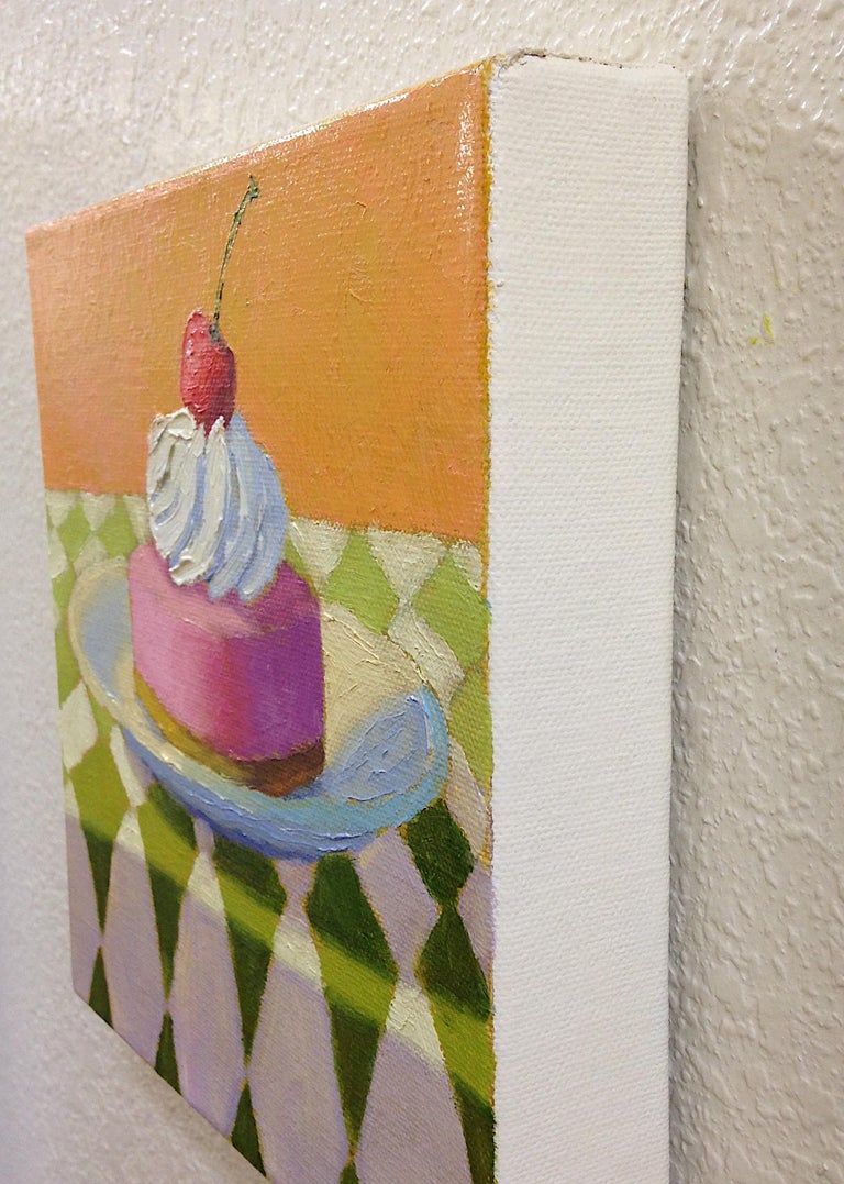 Pat Doherty - Cherry Cheesecake, Oil Painting For Sale at 1stDibs