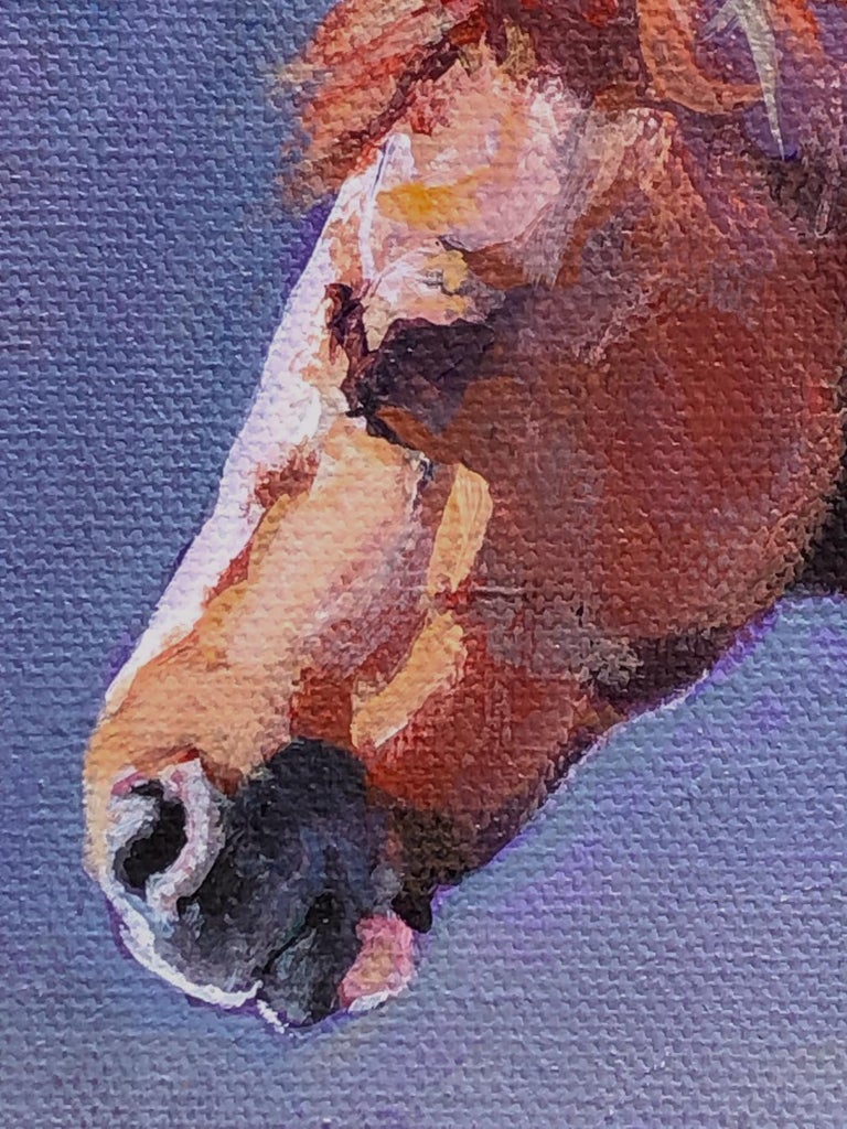 Heather Foster - The Pink Stripe, Original Painting For Sale at 1stDibs