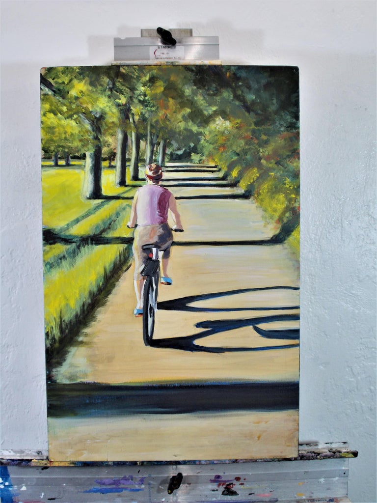 Benjamin Thomas - Counting Shadows, Original Painting For Sale at 1stDibs