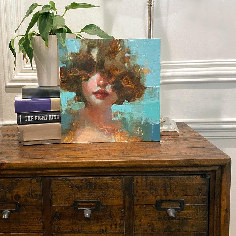 Pamela Blaies - Cherry Flavored Gloss, Oil Painting For Sale at 1stDibs