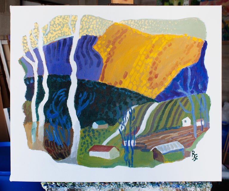 Robert Hofherr - Misty Hill Farm, Original Painting For Sale at 1stDibs