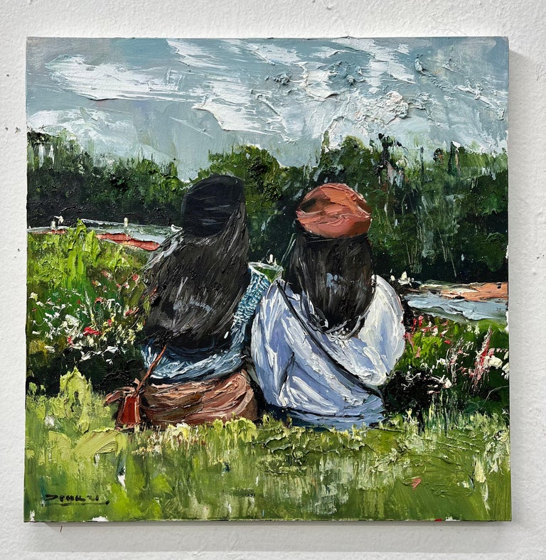 Eric Alfaro - The Afternoon, Oil Painting For Sale at 1stDibs