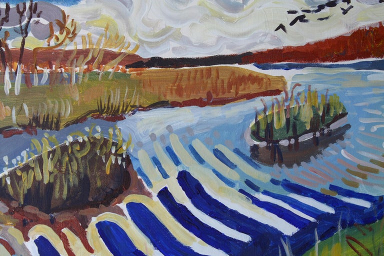 Robert Hofherr - In Flight, Original Painting For Sale at 1stDibs