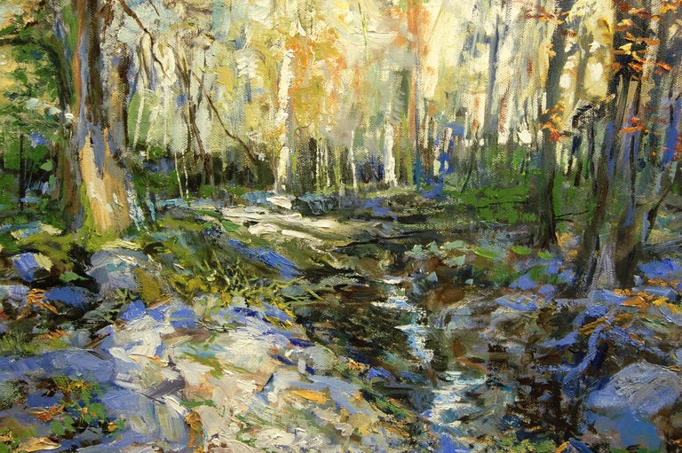 Onelio Marrero - Under The Pin Oaks, Oil Painting For Sale at 1stDibs