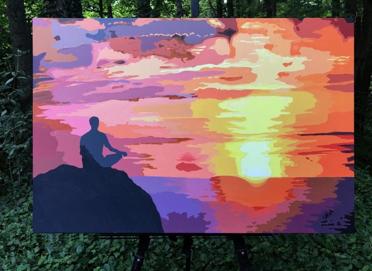 John Jaster - Meditations on a Sunset, Original Painting For Sale at ...