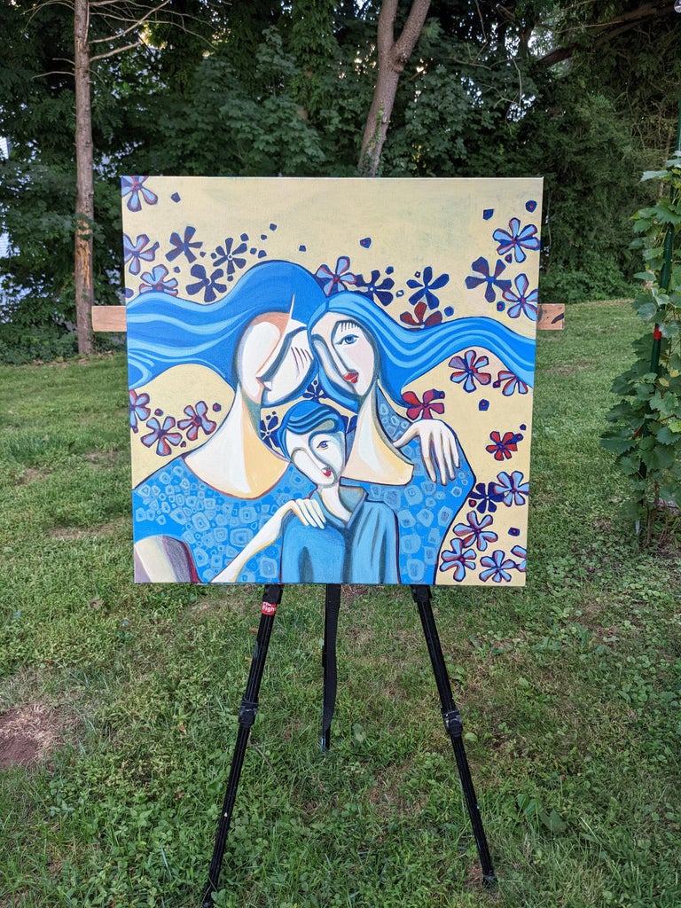 Diana Elena Chelaru - Deep Love, Original Painting For Sale at 1stDibs