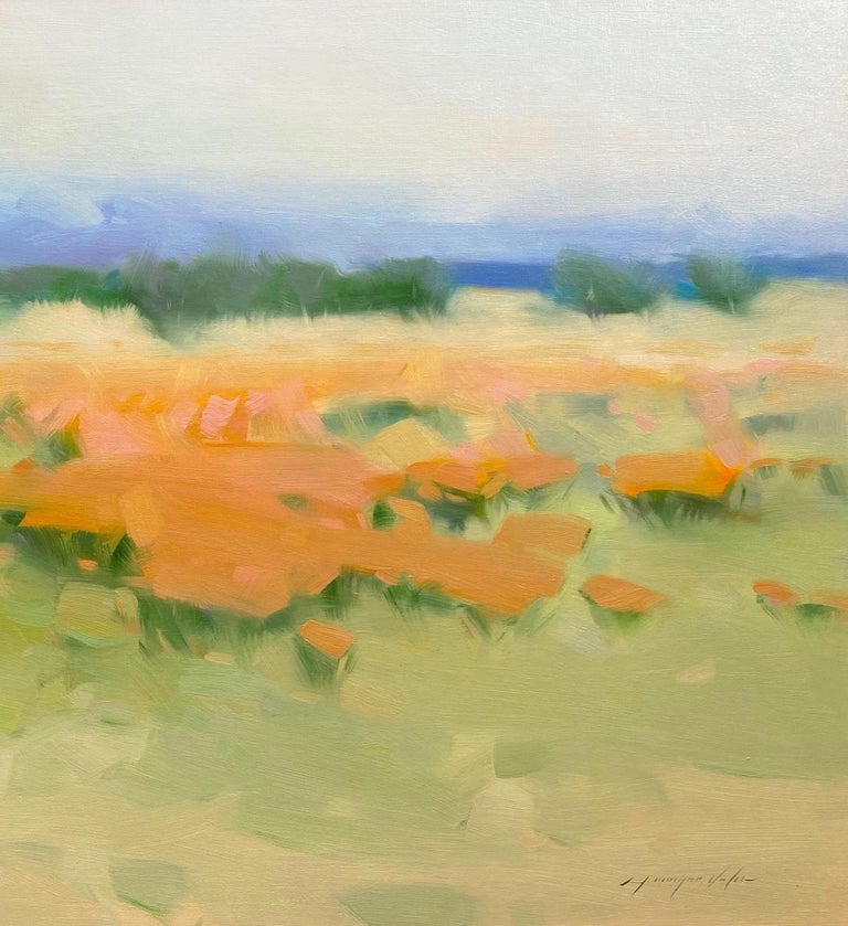 Vahe Yeremyan - Yellow Valley, Oil Painting For Sale at 1stDibs