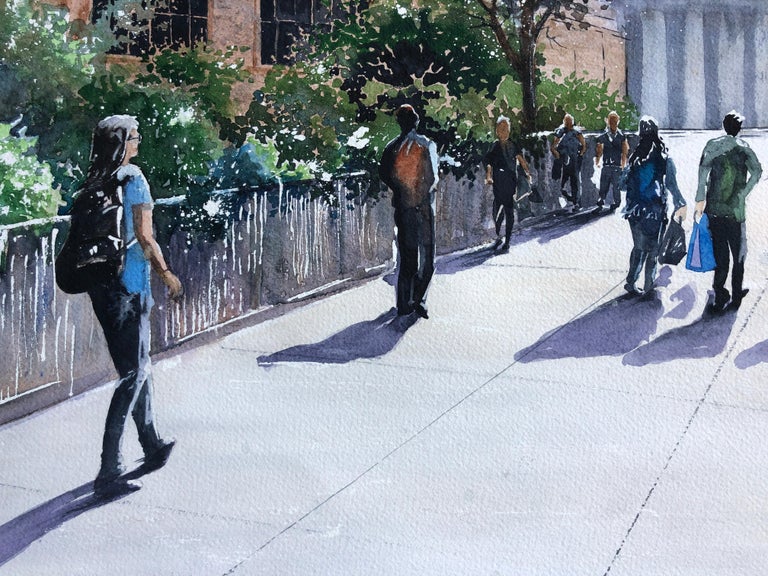 Maurice Dionne - Returning From the Market, Original Painting For Sale ...