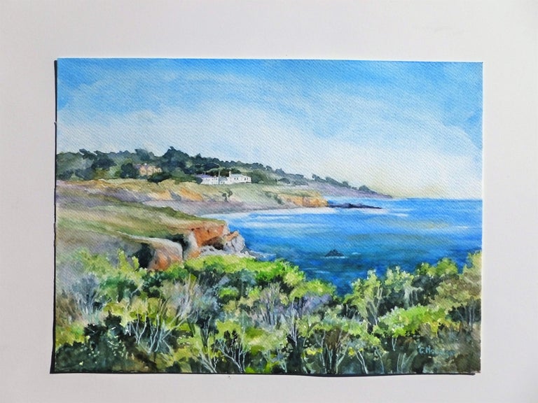 Catherine McCargar - Cambria Shore, Original Painting For Sale at 1stDibs