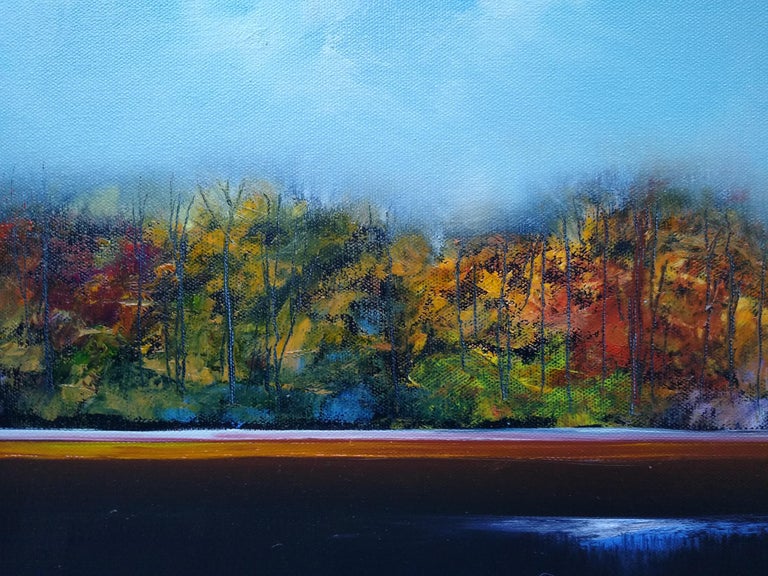 George Peebles - Autumn's Light, Oil Painting For Sale at 1stDibs