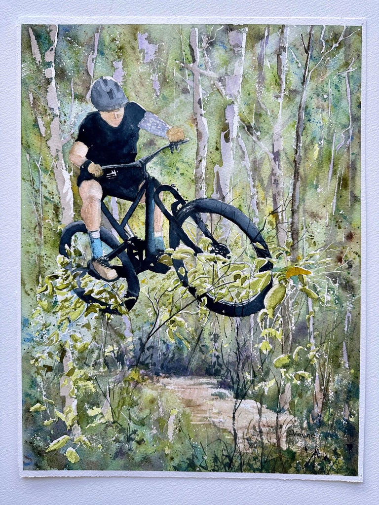 Maurice Dionne - Catching Air, Original Painting For Sale at 1stDibs