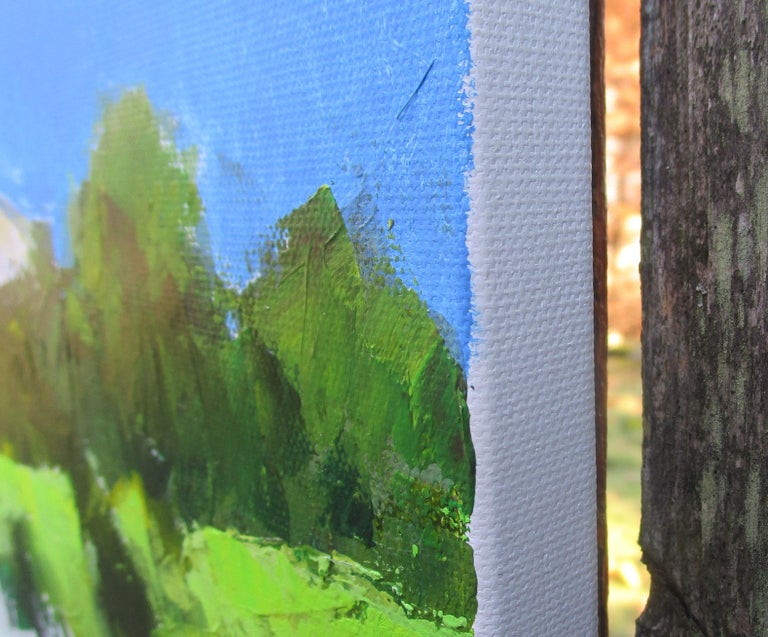 Janet Dyer - Spring, Bonnieux, Original Painting For Sale at 1stDibs