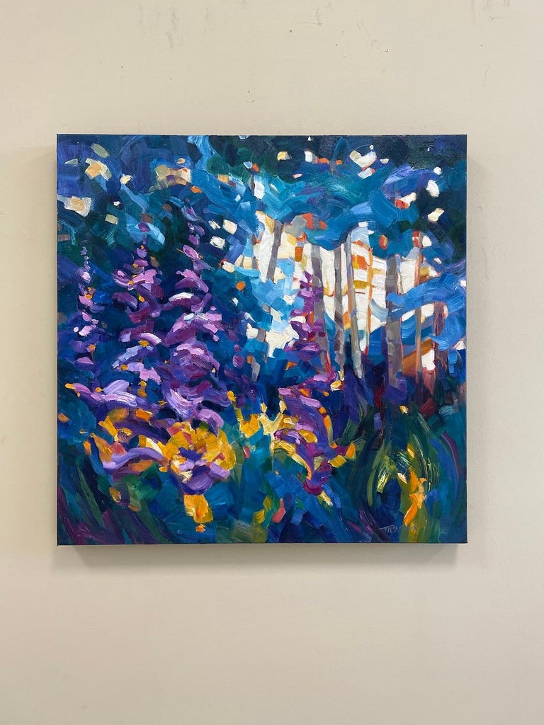 Teresa Smith - Foxglove, Oil Painting For Sale at 1stDibs