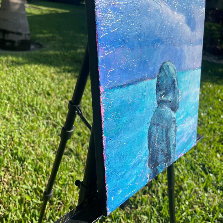 Nava Lundy - Just Wait, the Storm Will Pass, Original Painting For Sale ...
