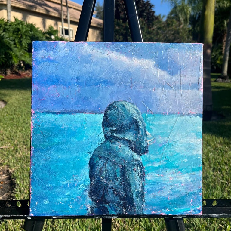 Nava Lundy - Just Wait, the Storm Will Pass, Original Painting For Sale ...