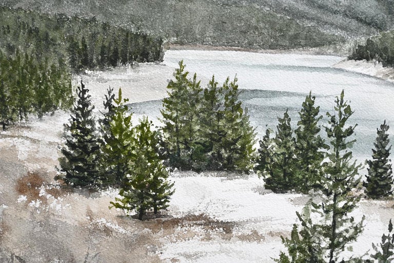 Jill Poyerd - Gallatin Range, Original Painting For Sale at 1stDibs