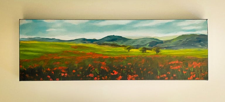 Mandy Main - Superbloom in Tuscany, Oil Painting For Sale at 1stDibs